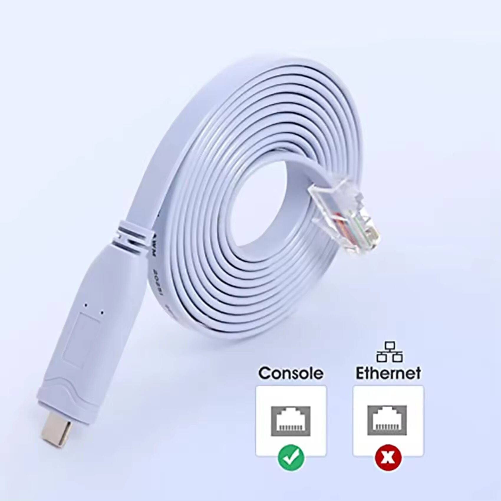 Usb To Type C Console Configuration Cable Type C To Rj45 Serial Router ...