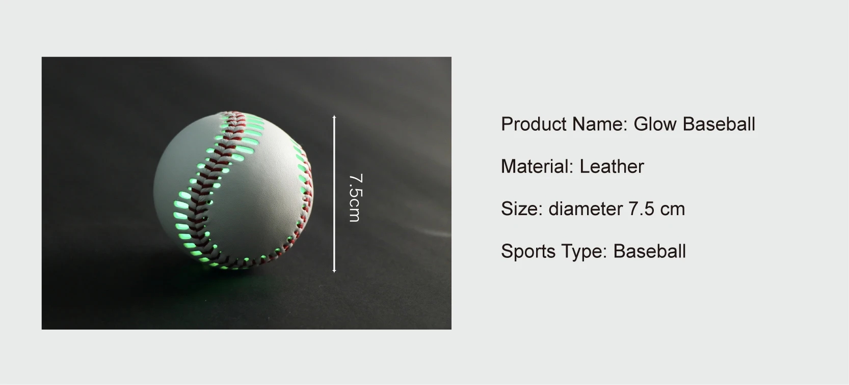Customized Glow Baseball Weighted Professional Practice Baseball ...