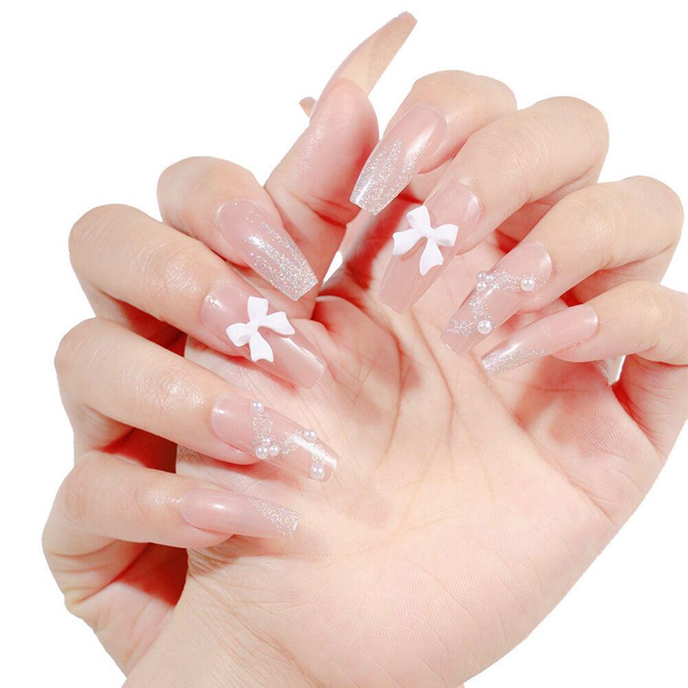High Quality 24pcs Fake Nails Long Lasting Customized Press On Nails ...