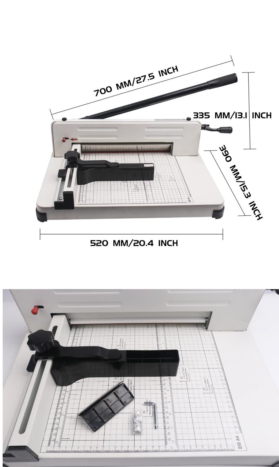 Buy China Wholesale Manual Desktop Heavy Duty Paper Cutter Thick Layer ...