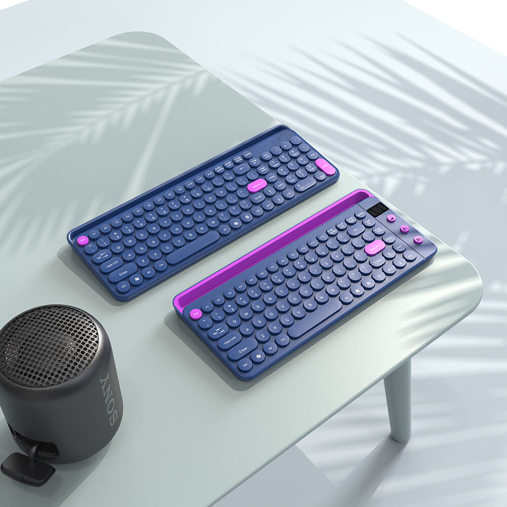 2.4g + Bluetooth Dual Modes Wireless Keyboard And Mouse Combo Compact ...