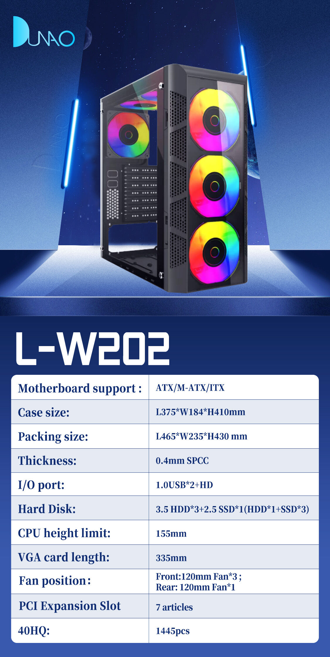 Bulk Buy China Wholesale Pc Custom Case Full Tower Tempered Glass ...