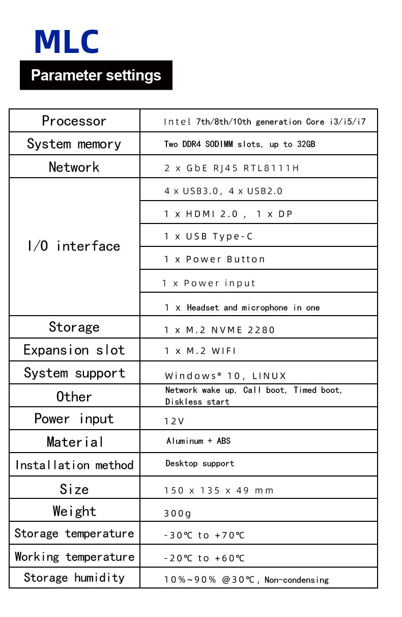 Sungpo Office Mini Pc Mini Gaming Pc Intel I5-10210u/i7 10610u 2sodimm ...