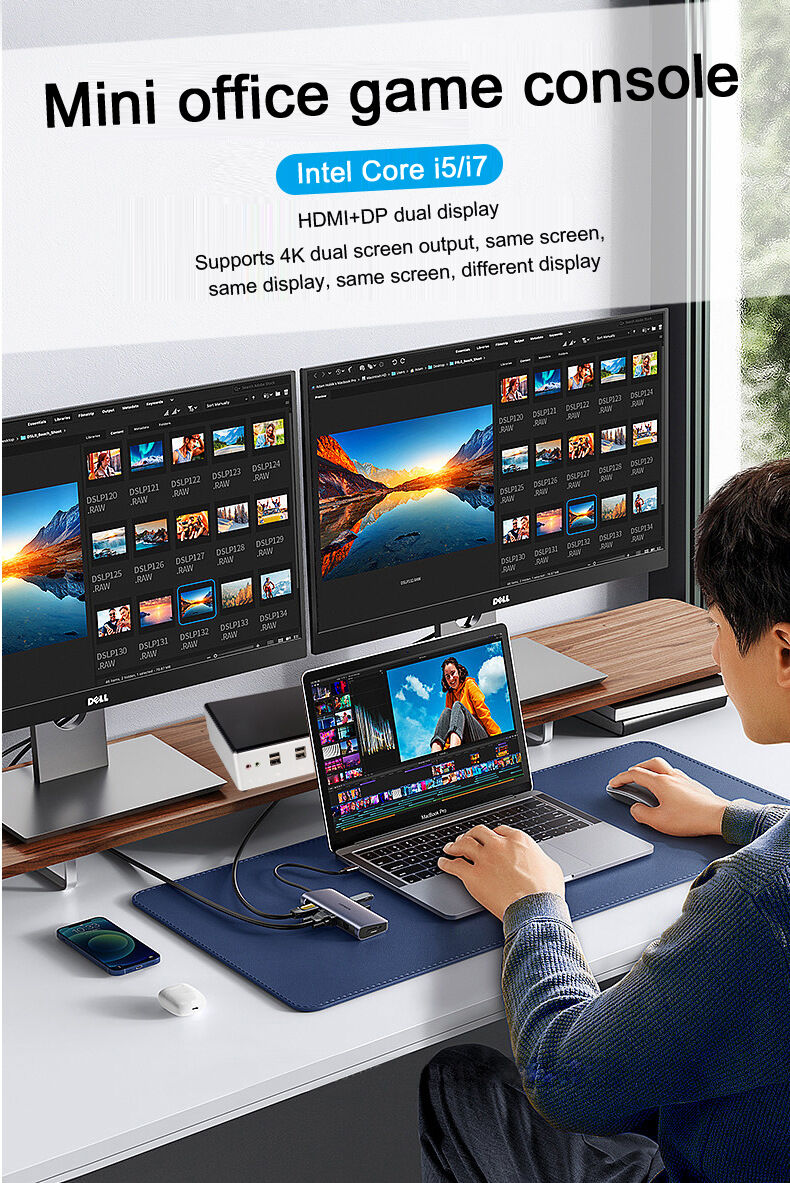 Office Mini Pc Mini Gaming Pc Mlc Intel I5-10210u/i7 10610u 2sodimm ...