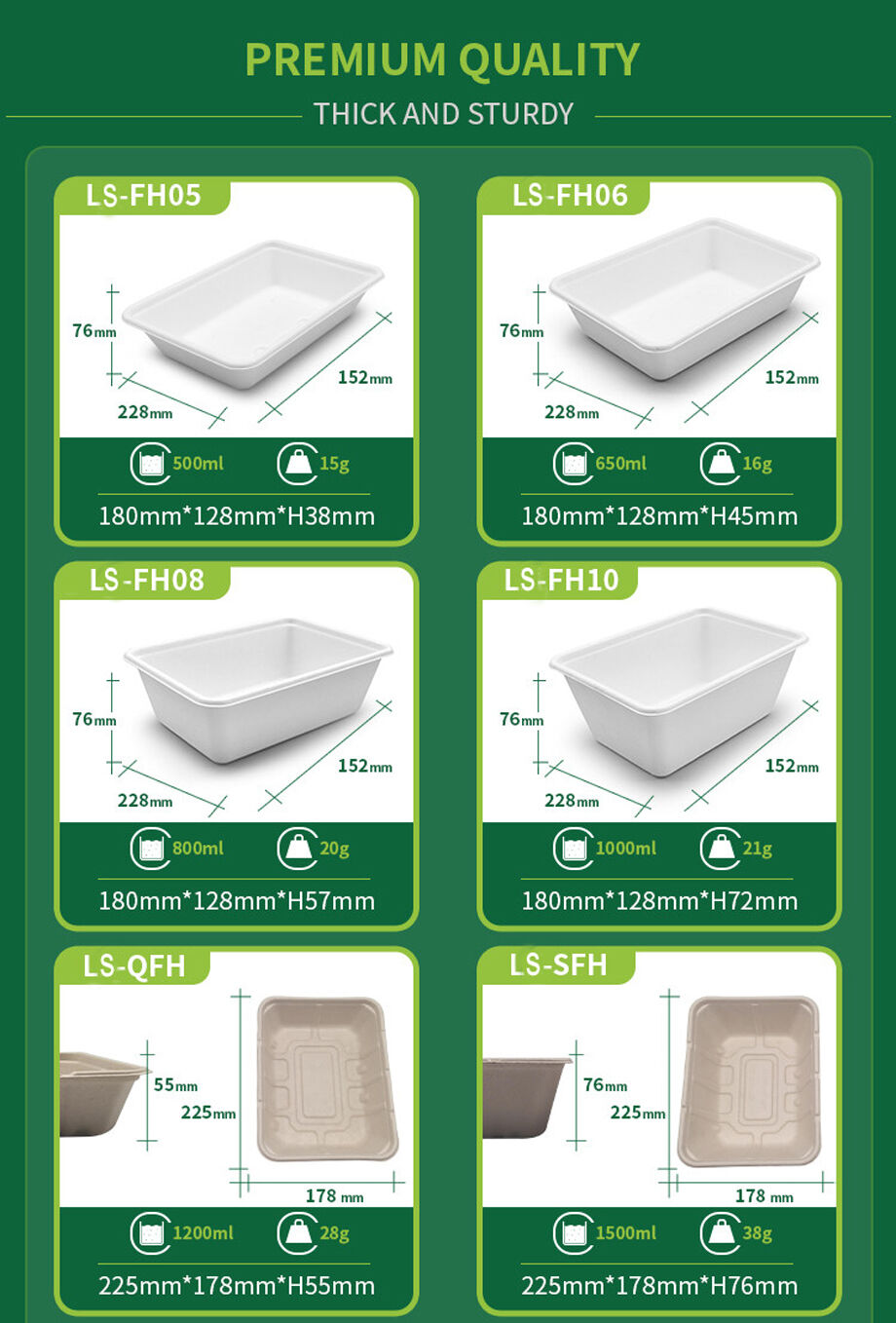 Bulk Buy China Wholesale Hot Sale Disposable Compostable Square Bagasse ...