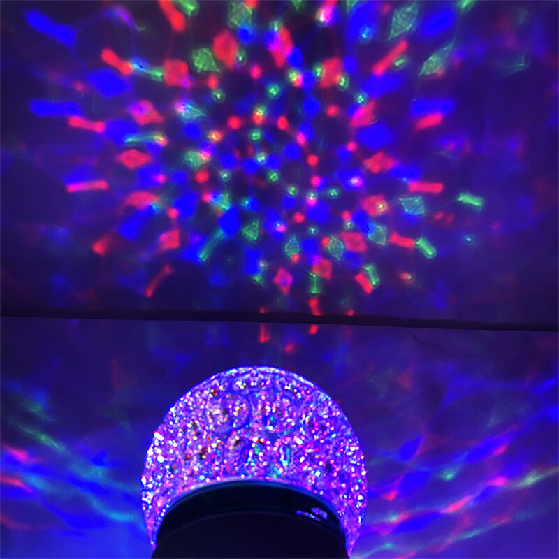 Colorful Auto Rotating Rgb Led Bulb Smart Stage Light Party Lamp Disco ...