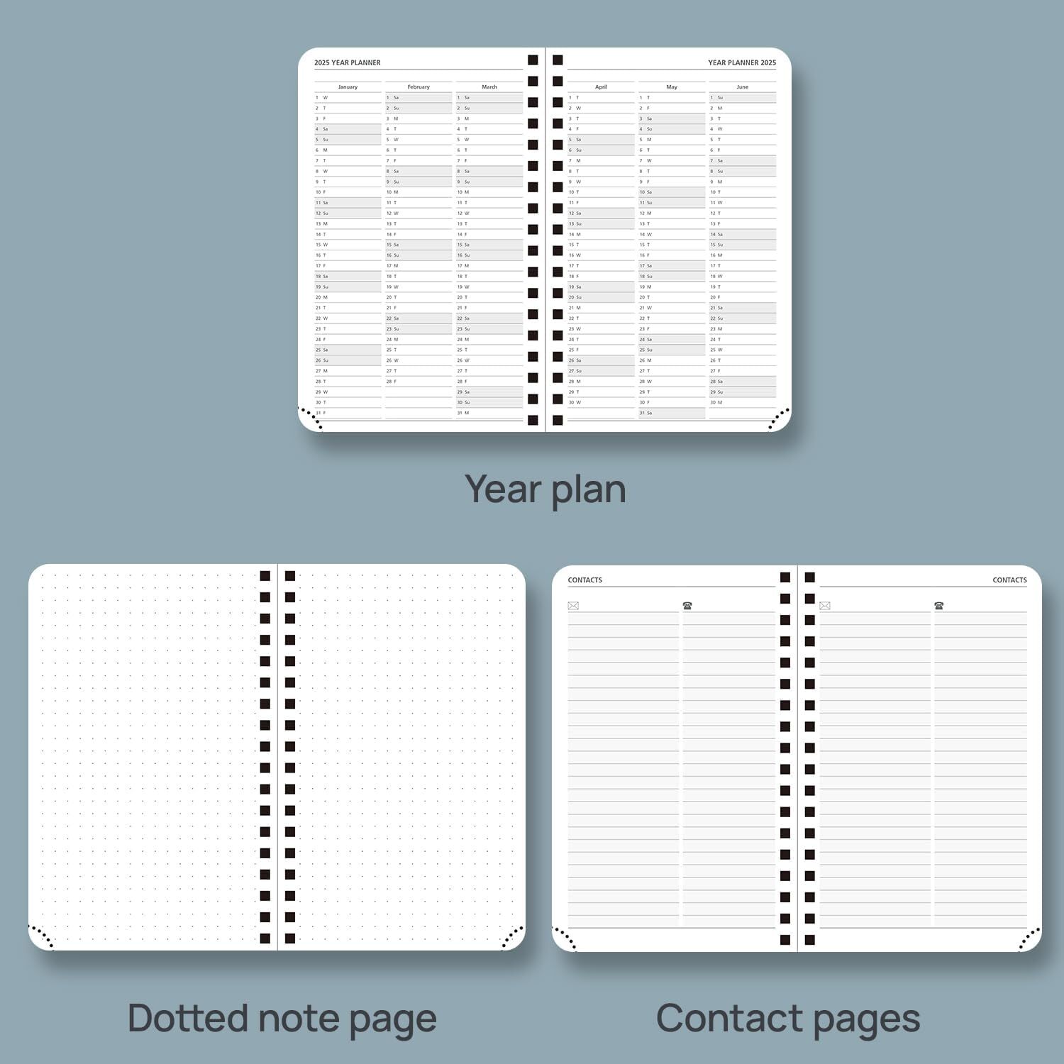Buy China Wholesale 2024 Planner Weekly Notebook Pocket Size 4''x 6.25 ...