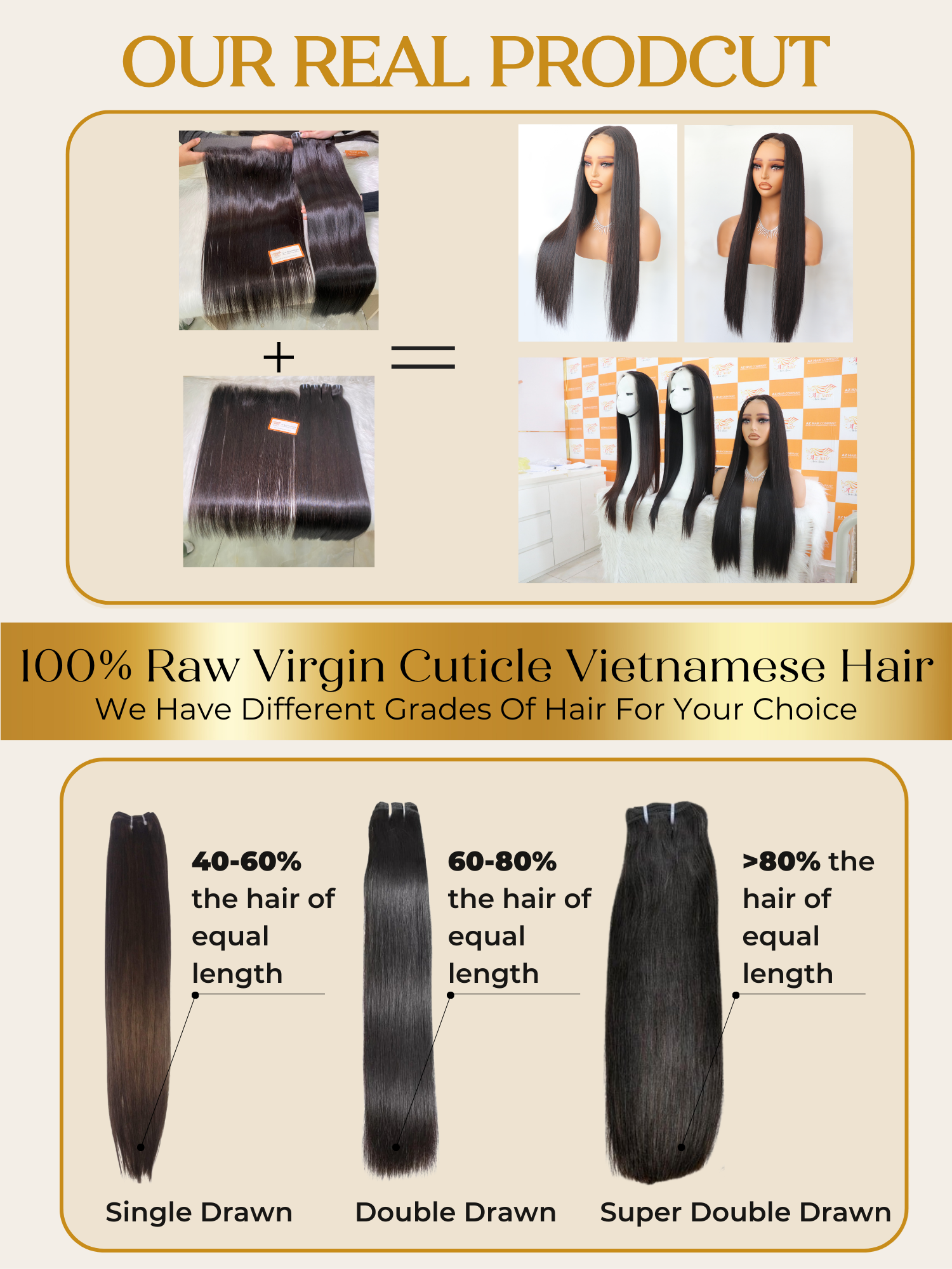 Vietnamese Raw Virgin Hair Cuticle Intact Bulk Human Hair Extensions ...