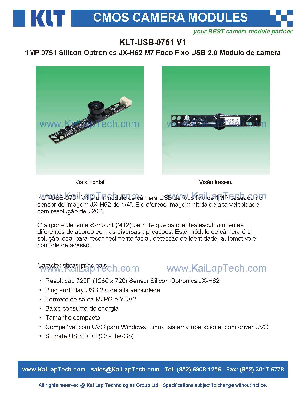 Buy Wholesale Hong Kong SAR Klt-usb-0751 V1 1mp 0751 Silicon Optronics Jx-h62 M7 Foco Fixo Usb 2 ...