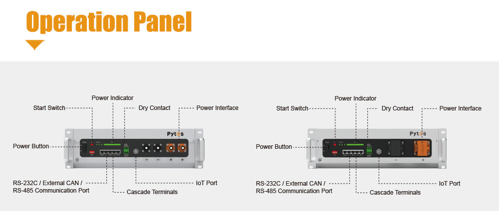 Pytes Solar Energy Storage Battery 48v 5kwh 10kwh 100ah 200ah Home ...