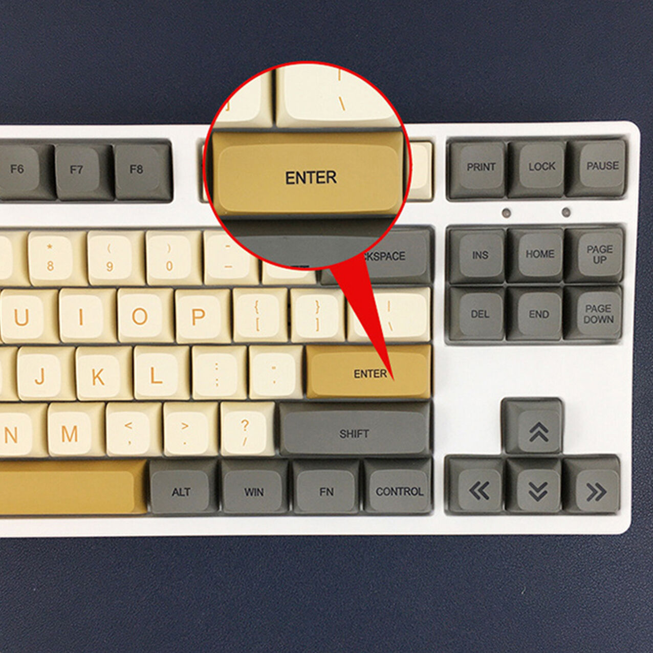 Uslion 125 Keys Shimmer Xda Profile Pbt Keycap Set Custom Sublimation ...