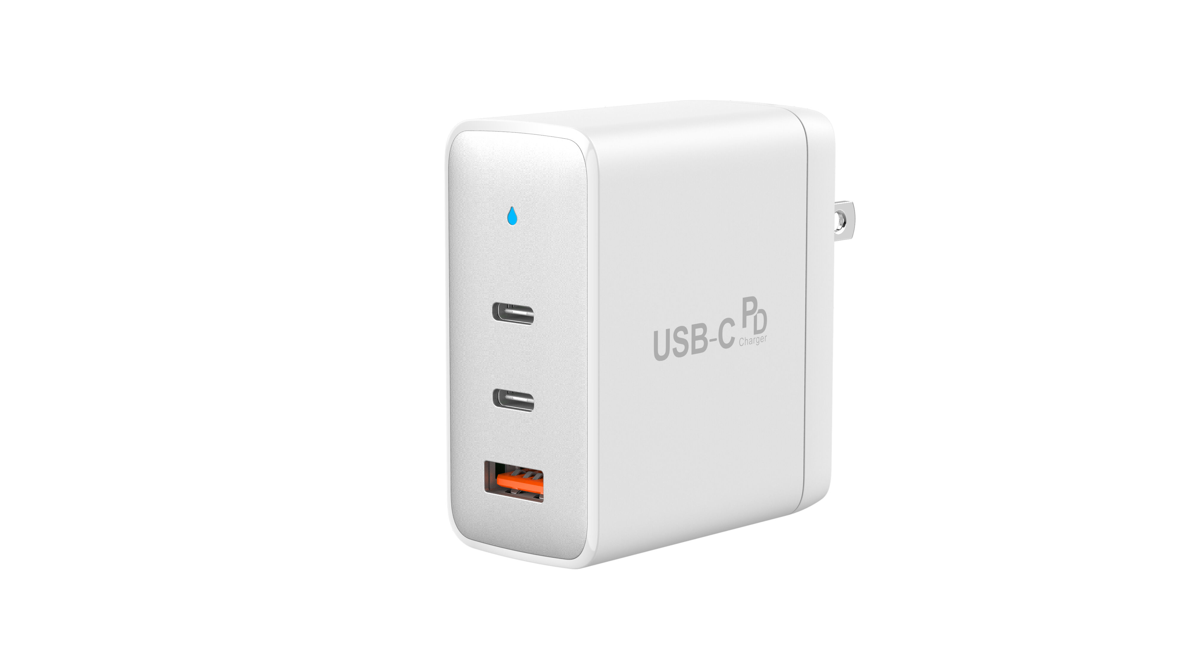Oem Gan 120w Us Plug Three Ports Mobile Phone Charger For Phone/tablet ...