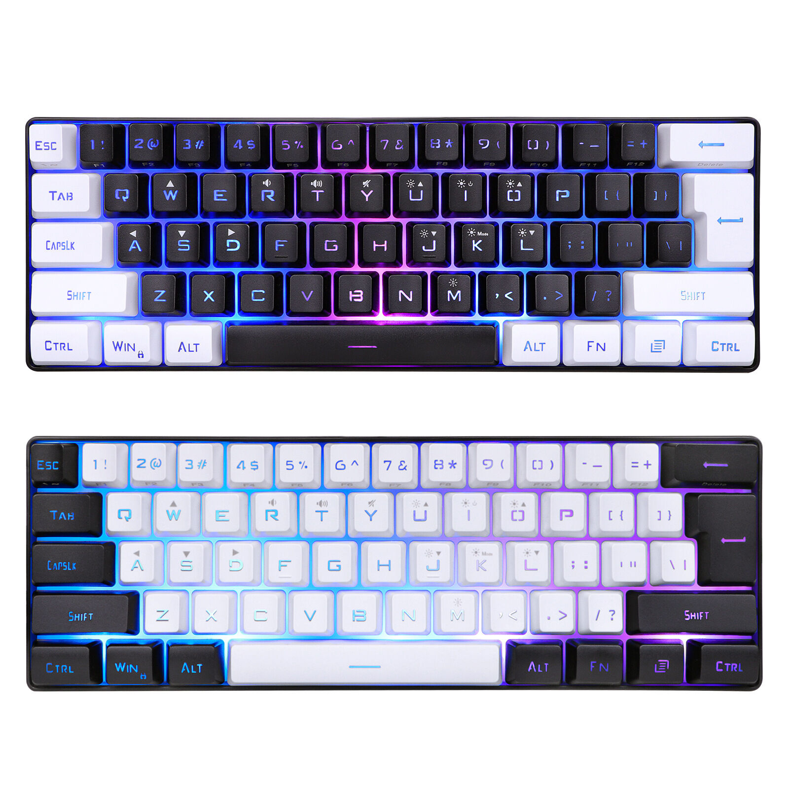 61 Key Thin Film Keyboard , Simple And Compact Gaming Keyboard Dual ...