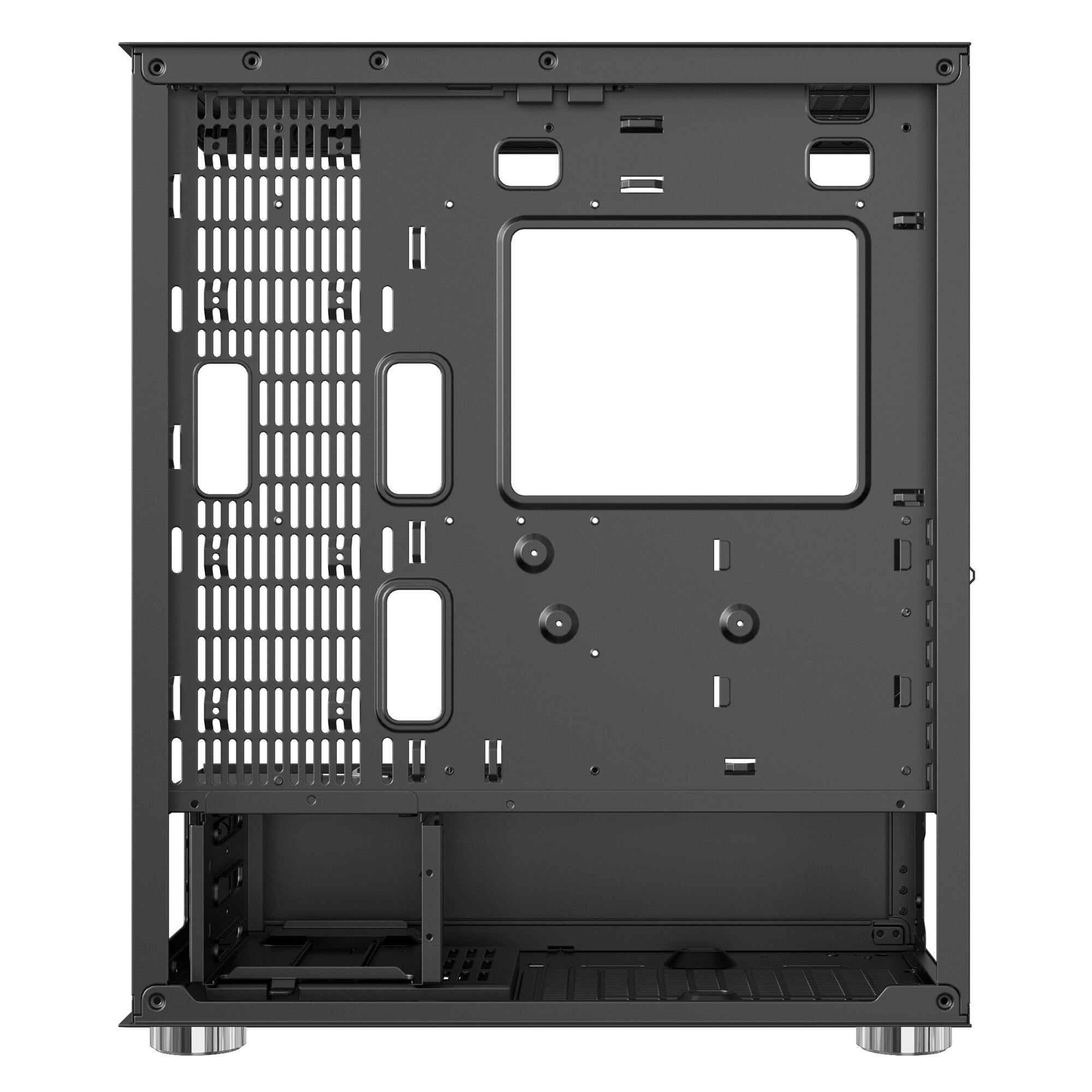 X02a Oem Odm Usb 3.1 Type C Tempered Glass Frameless Gaming Pc Cases ...