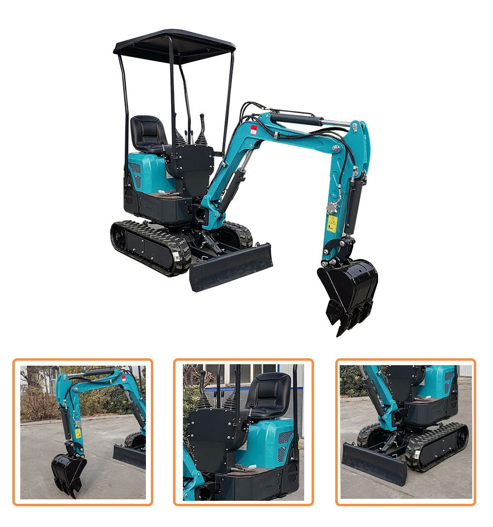 Myzg Factory Digger Loader Backhoe Small Mini Excavator 1 1.2 2 3 3.5 ...