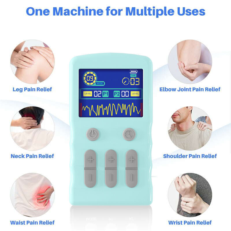 Tens Electrode Pads Large Screen Rechargeable Tens Machine For Pain ...