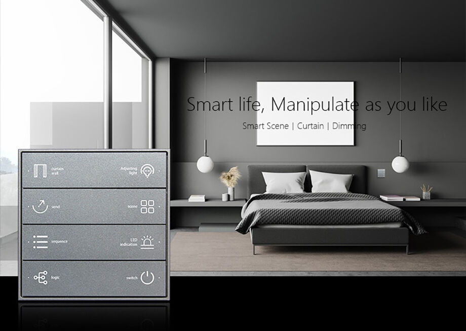Buy China Wholesale Best-selling Knx Smart Automation System Silver 8 ...