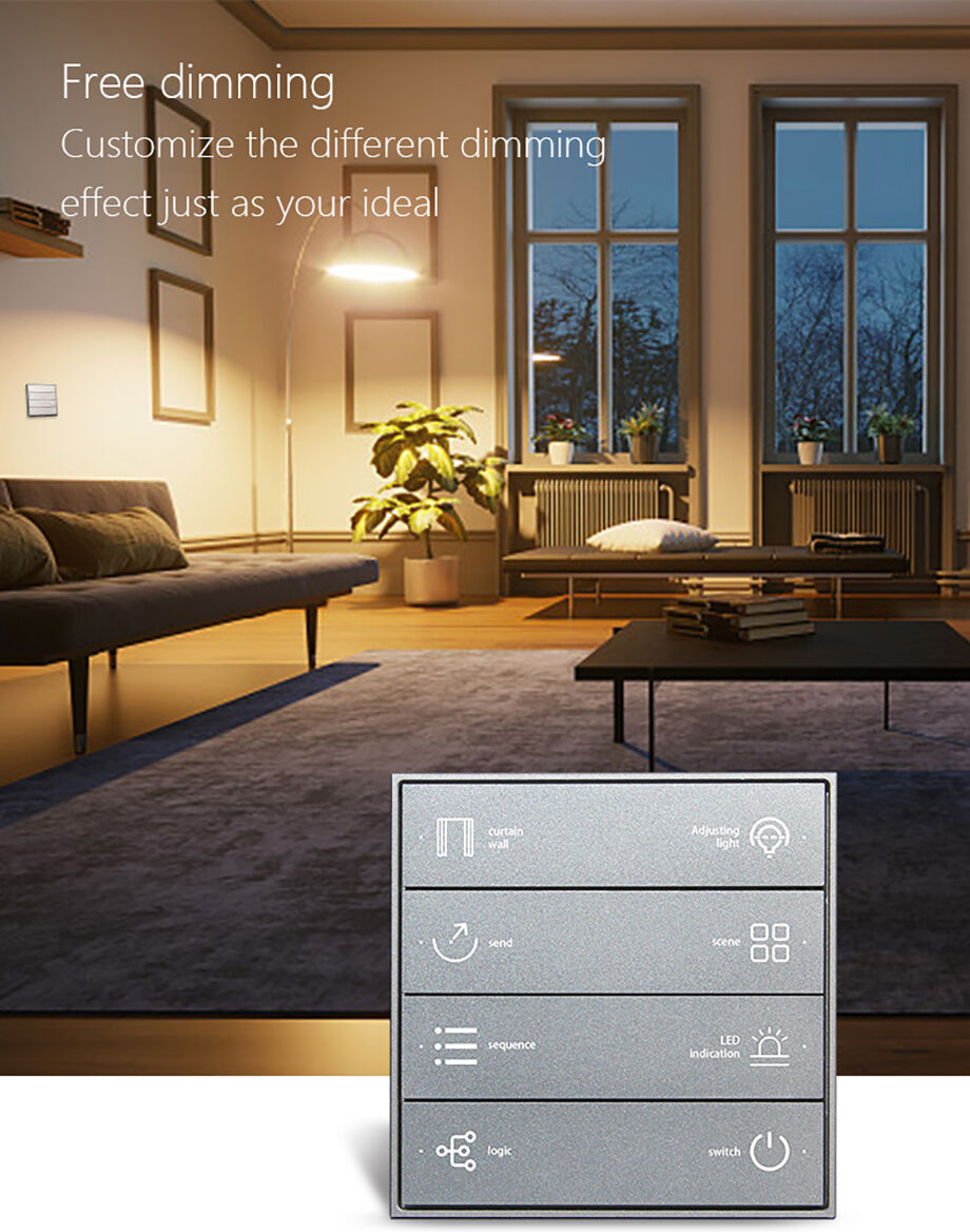 Buy China Wholesale Best-selling Knx Smart Automation System Silver 8 ...