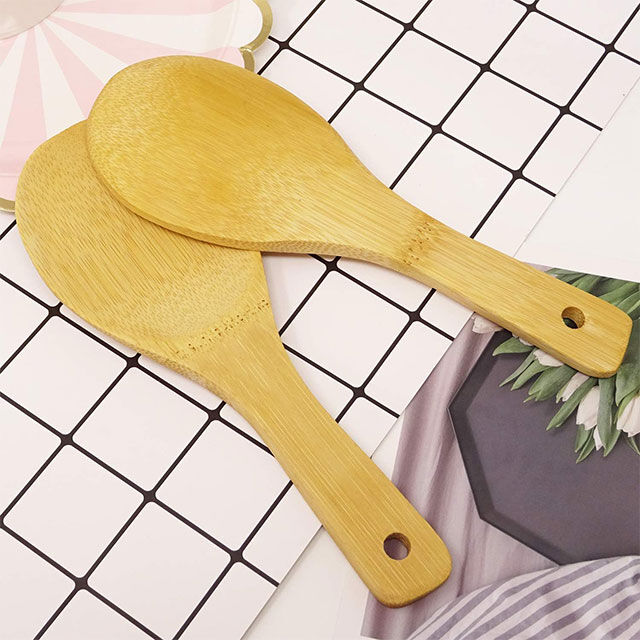 Premium Bamboo Rice Scoops Biodegradable Made Of 100% Bamboo Eco ...