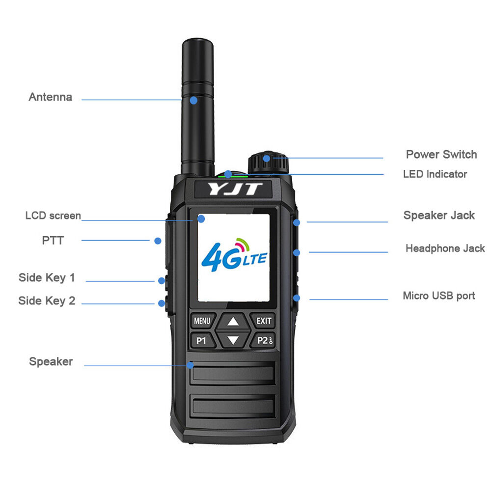 Ce 4g Wifi Gps Bluetooth Best High Range 5000 Km Walkie Talkie For ...