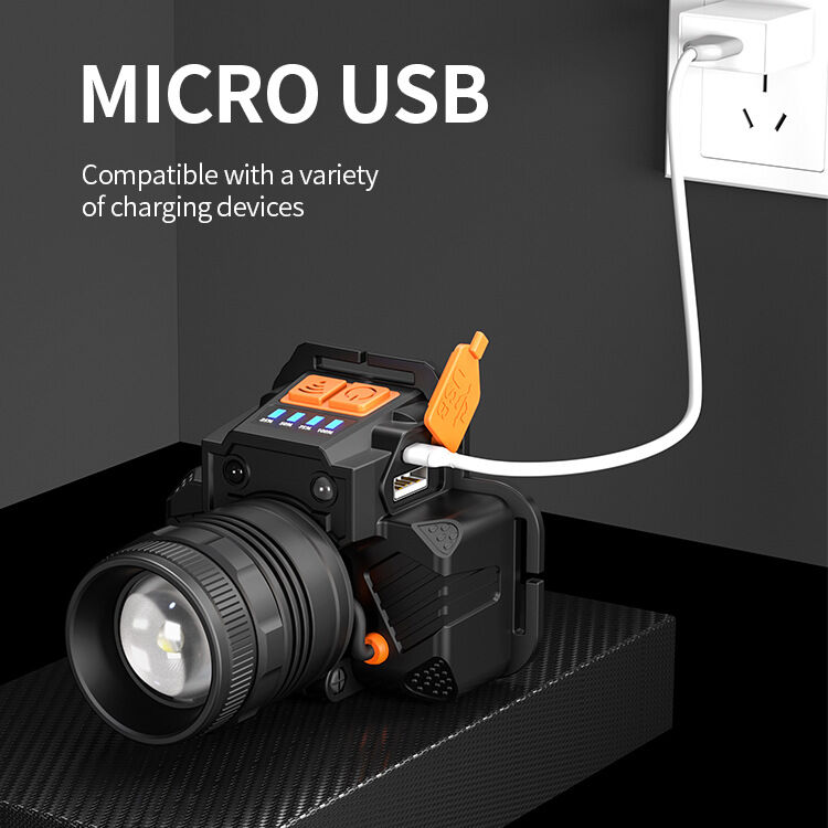 Ultra Bright And Strong Light Sensing Headlights, Mining Lights, Usb ...