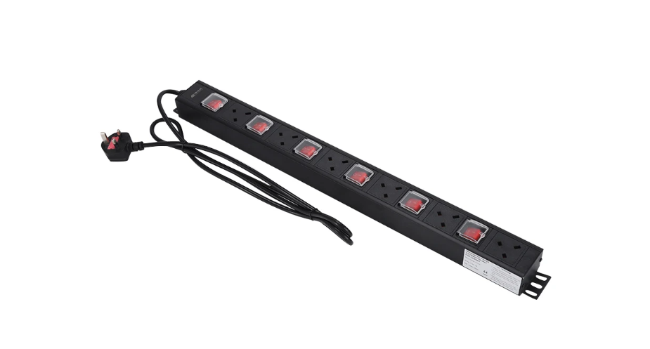 New Arrival 6 Way Uk Standard 45 Degree Pdu With Individual Switch ...