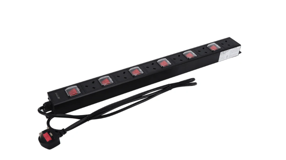 New Arrival 6 Way Uk Standard 45 Degree Pdu With Individual Switch ...