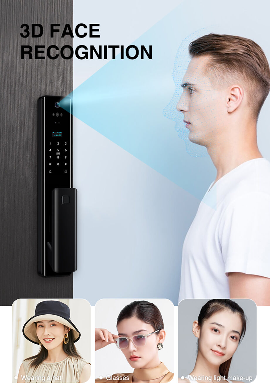 New Trending 3d Face Recognition Wifi App Control Key Card Fingerprint ...