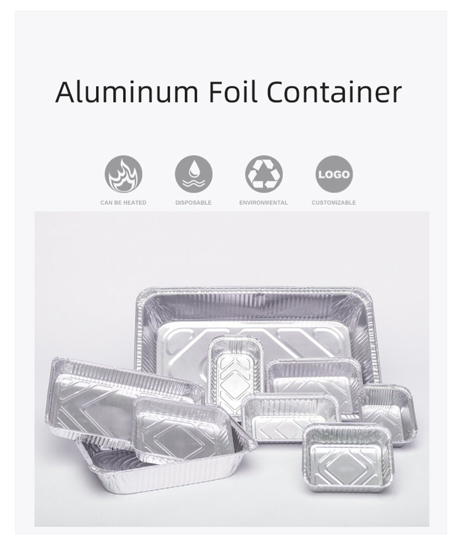 Food Grade Disposable Aluminum Foil Tray Full/half Size Heavy Duty ...