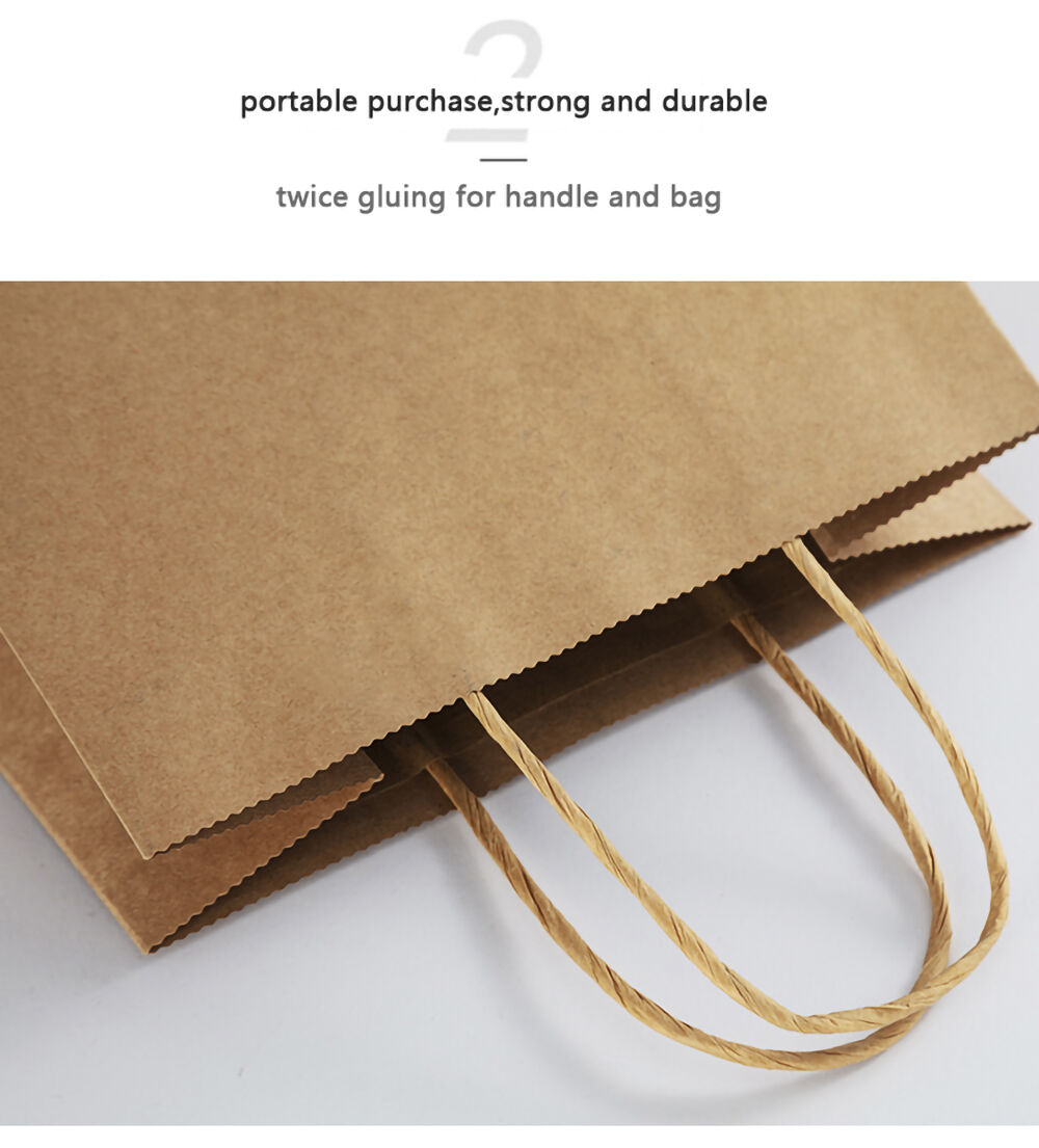 Brown Or White Paper Grocery Bag/paper Shopping Bag/durable Kraft Paper ...
