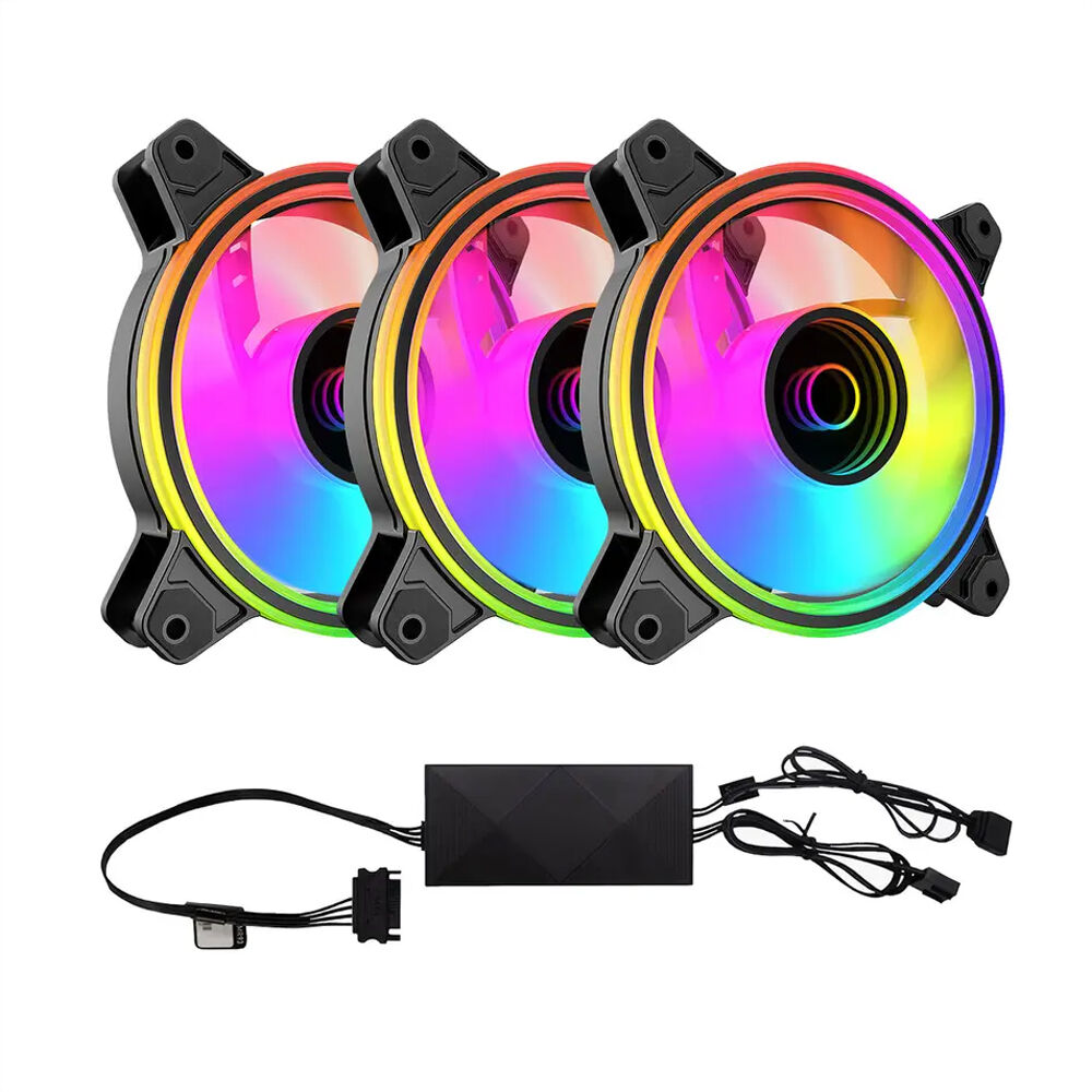 New Arrival 120mm Fan Pc Remote Control Computer 6pin Pc Case Fan Led ...