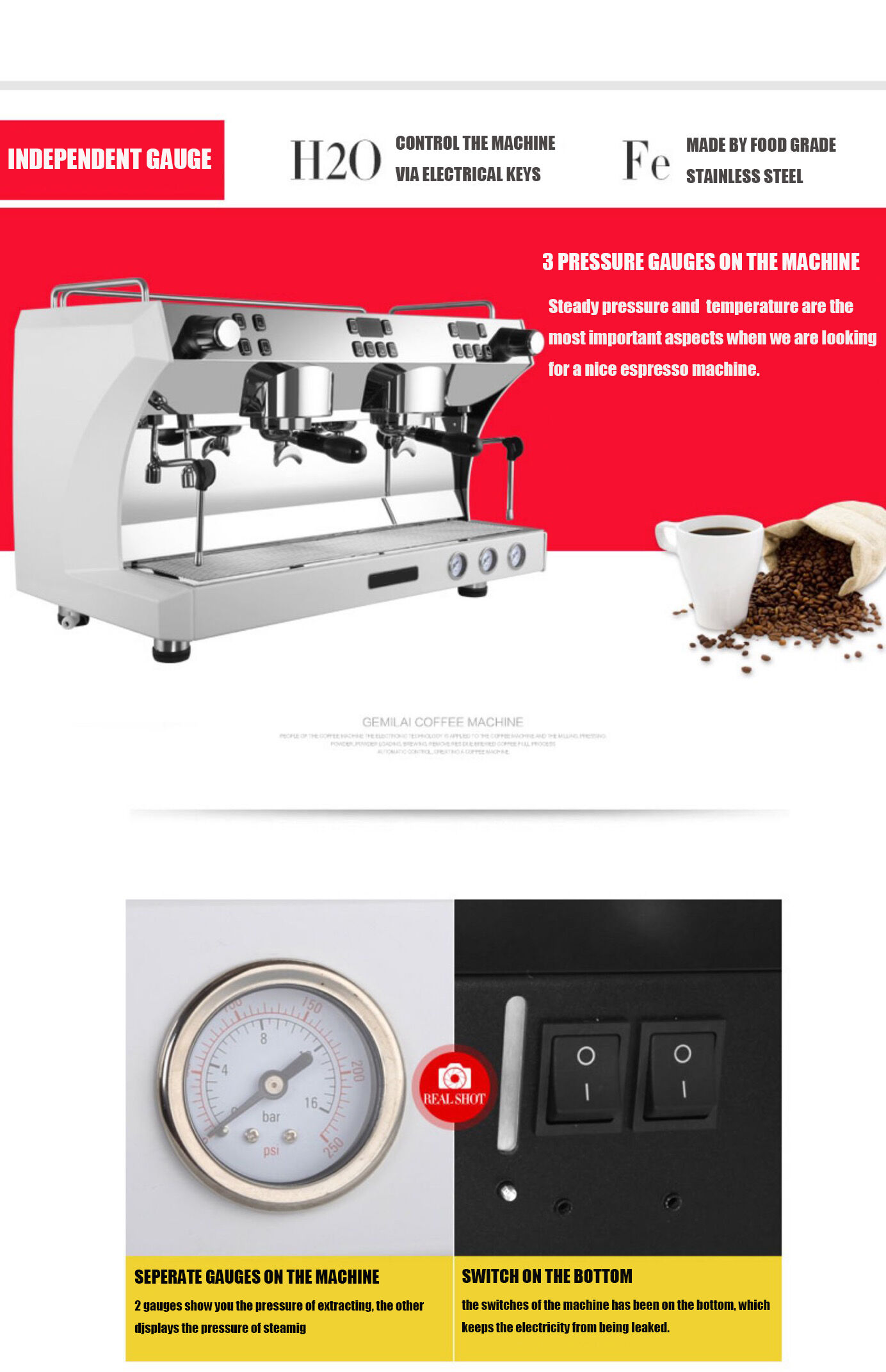 Professional China Automatic Commercial Coffee Maker Barista Espresso ...