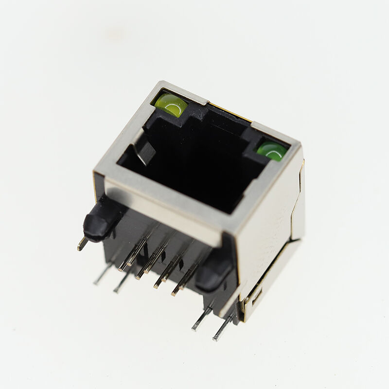 Rj45-56-d01 Dip Type Port 1x1 Rj45 56 8p8c Female Modular Jack ...