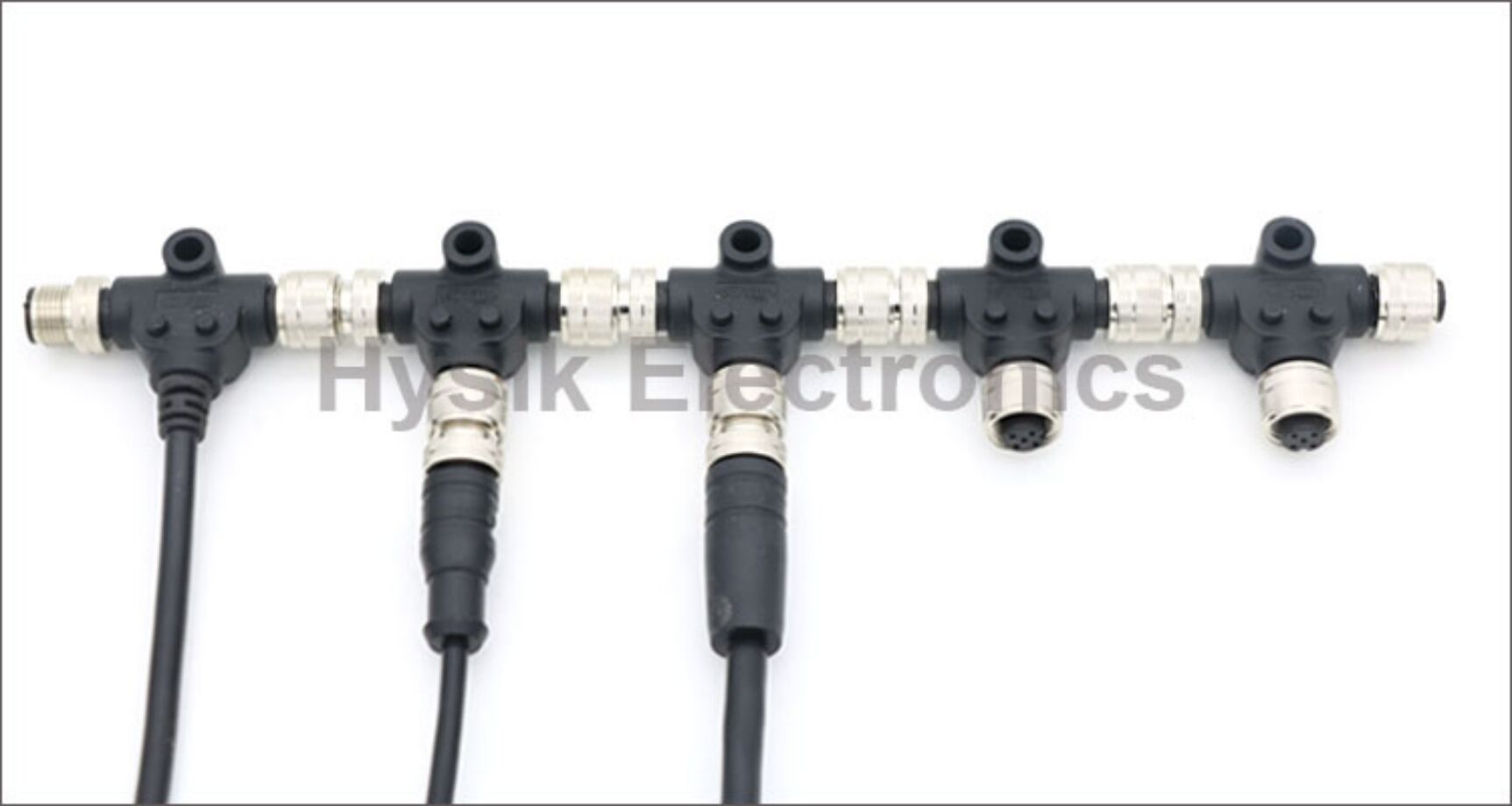 760038-1 Equivalent Nmea2000 Tee Connector Ip67 M12 3-way Adapter 5 Pin ...