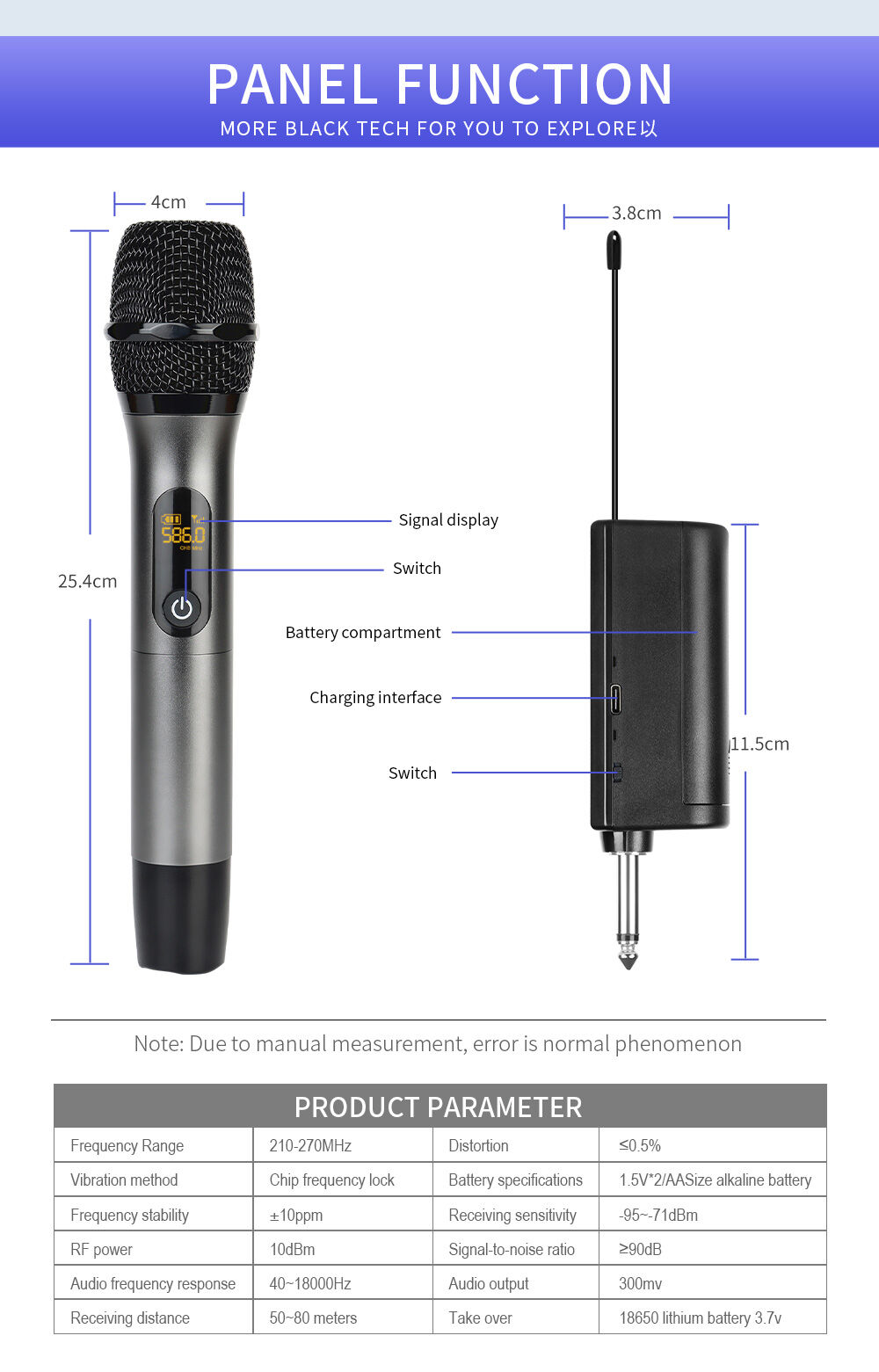 Bulk Buy China Wholesale Professional Fm Dual Microphone Uhf Handheld ...