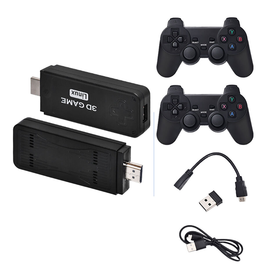 U9 Pro Game Stick 4k Hd Video Game Console 64gb 3d Games Retro Gaming ...