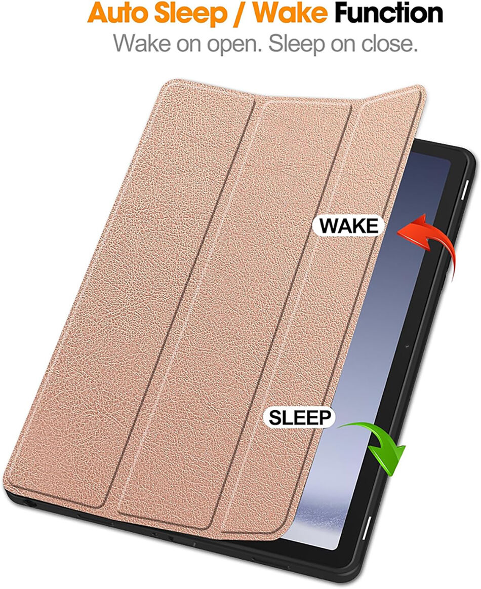 Slim Lightweight Built-in Pencil Holder Flip Pu Leather Tablet Case For ...