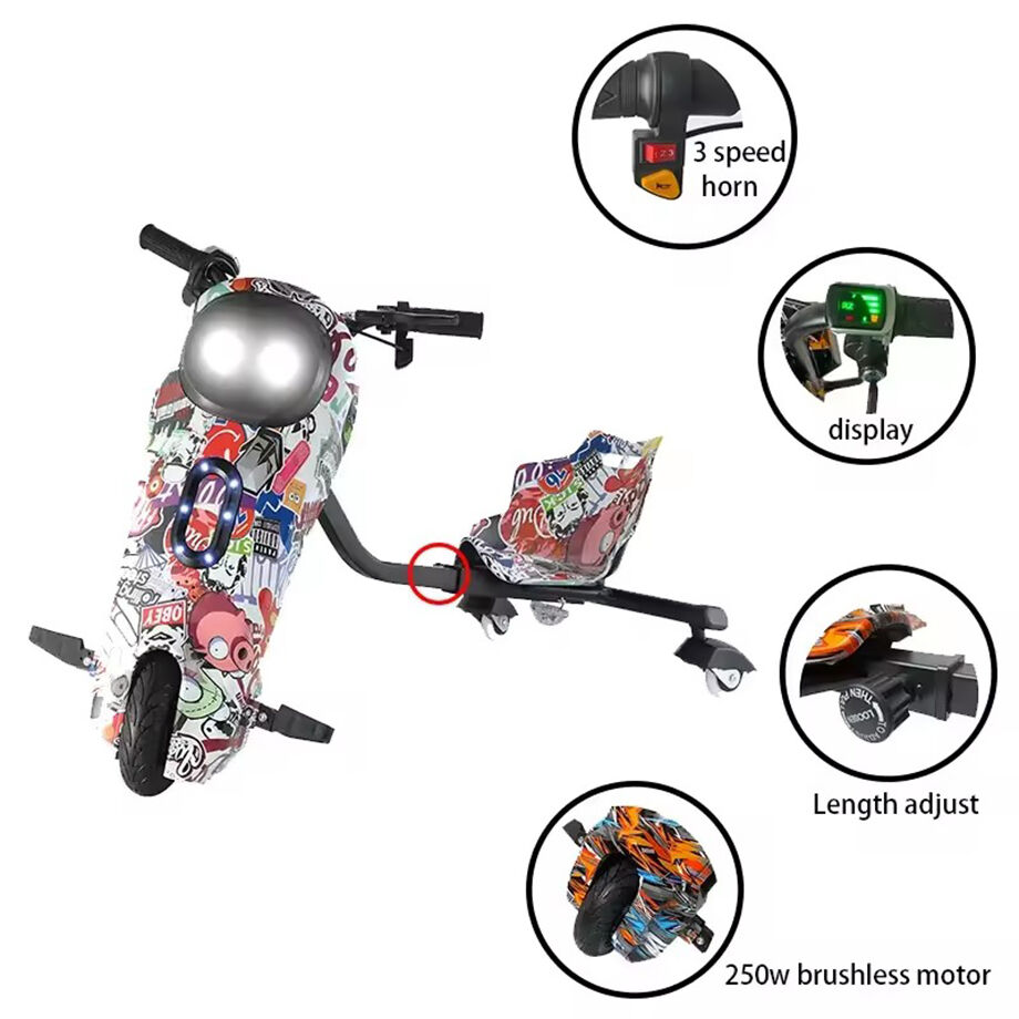 Kids 3 Wheel Electric Drift Trike Scooter Drifting Electric Scooter For Children - Buy China ...