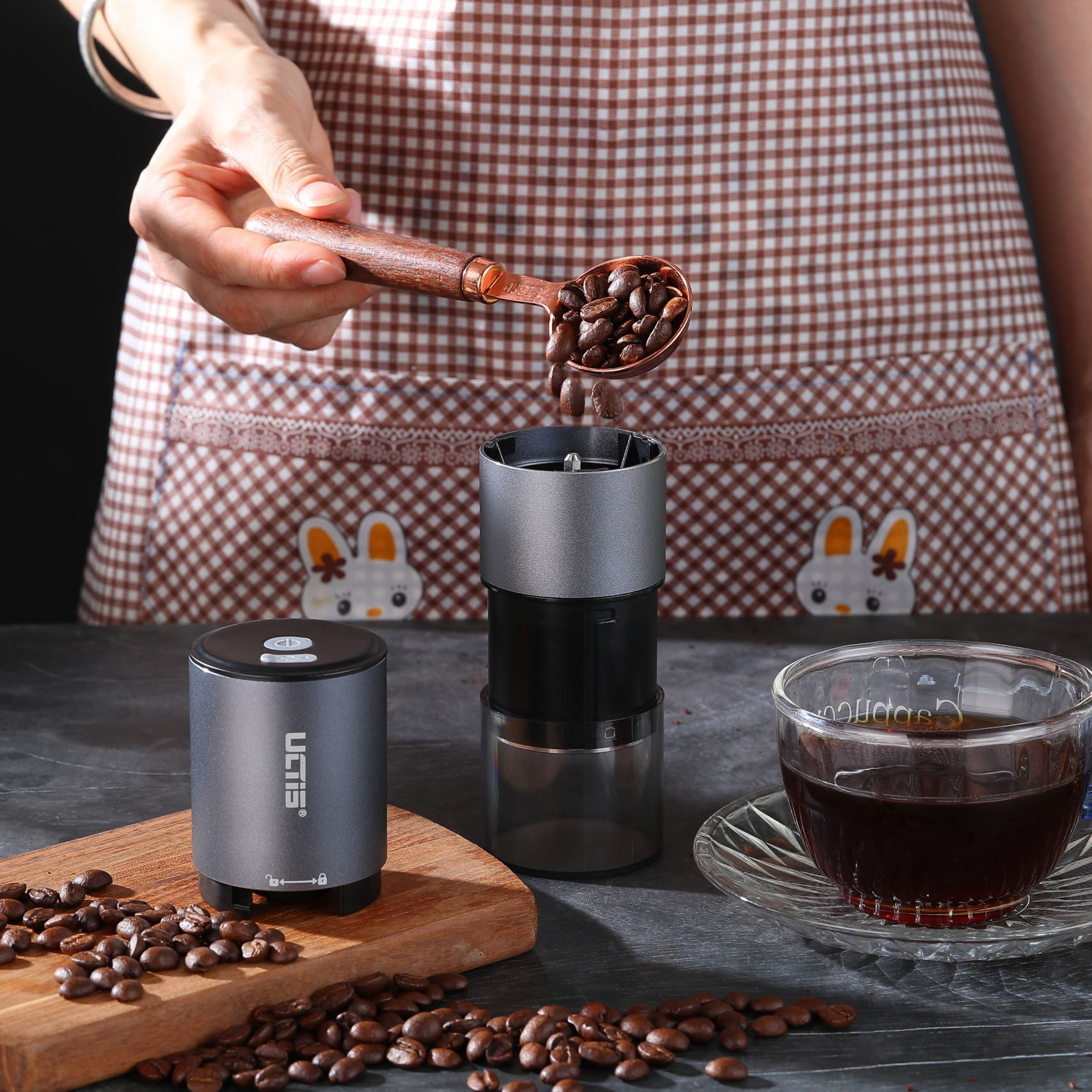 Handheld Portable Coffee Ginrder 800mah Battery Electric Mini Coffee ...
