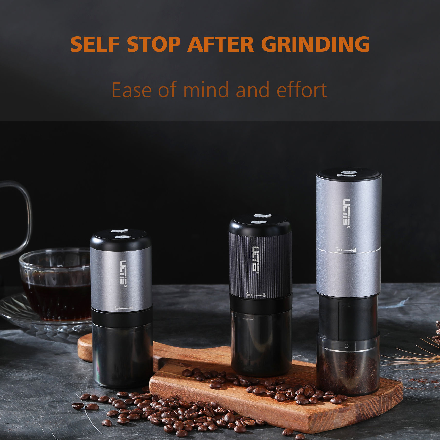 Handheld Portable Coffee Ginrder 800mah Battery Electric Mini Coffee ...