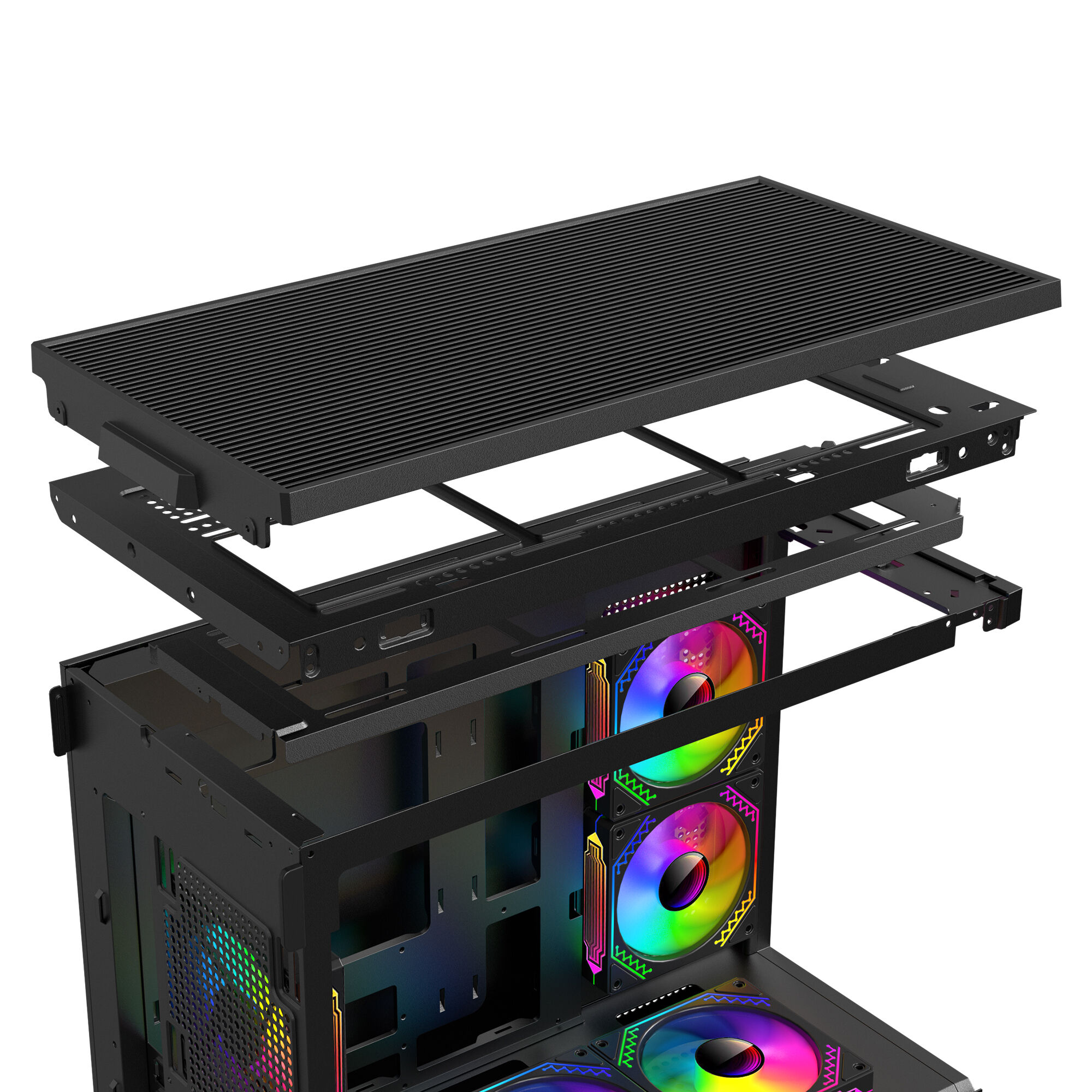 Oem/odm Yj100 Whole Assemble Hot Sales Atx Gaming Pc Casing Atx Side ...