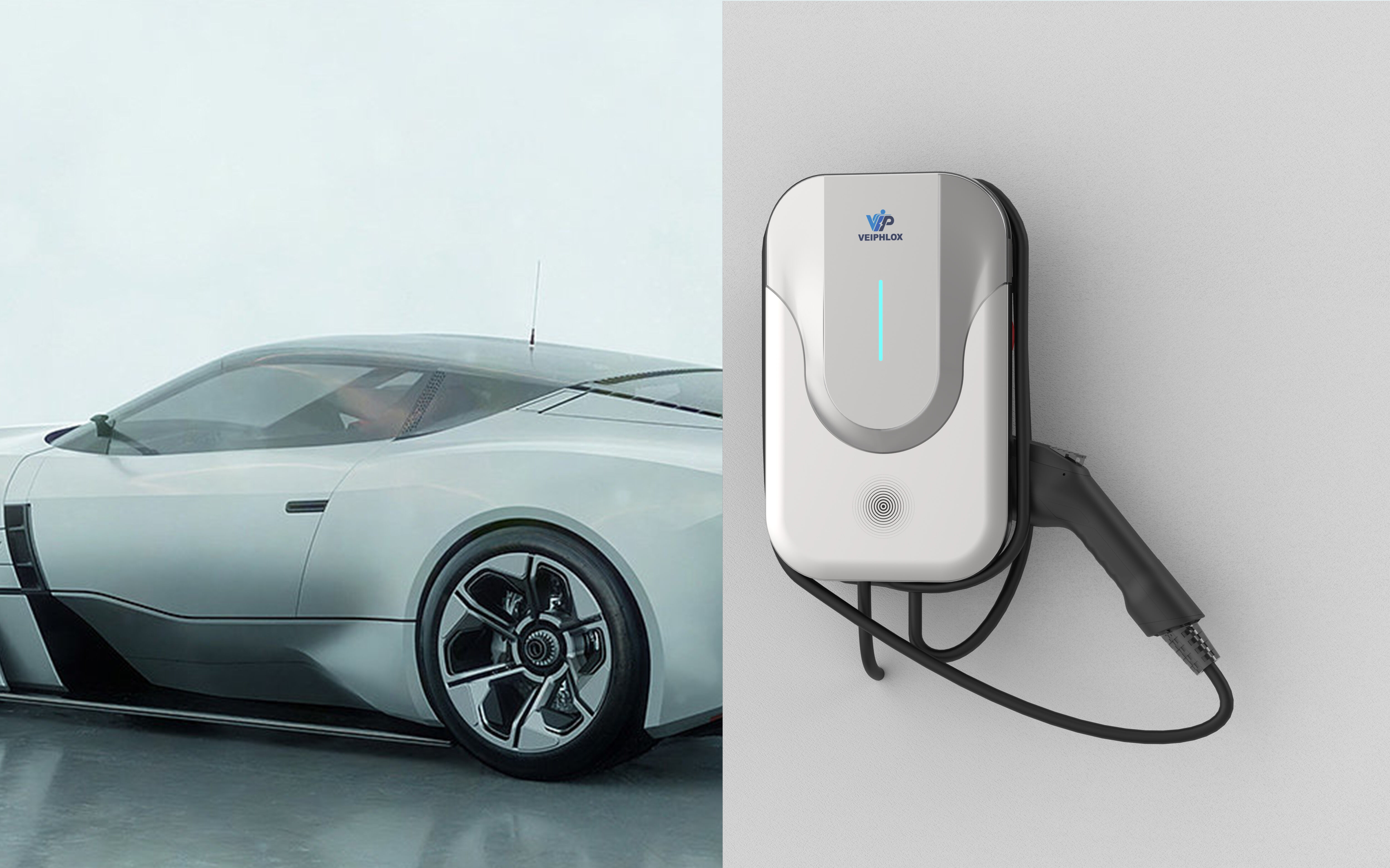 Veiphlox Factory Ev Charger/48a Lcd & App Smart System Ev Charging/ul ...