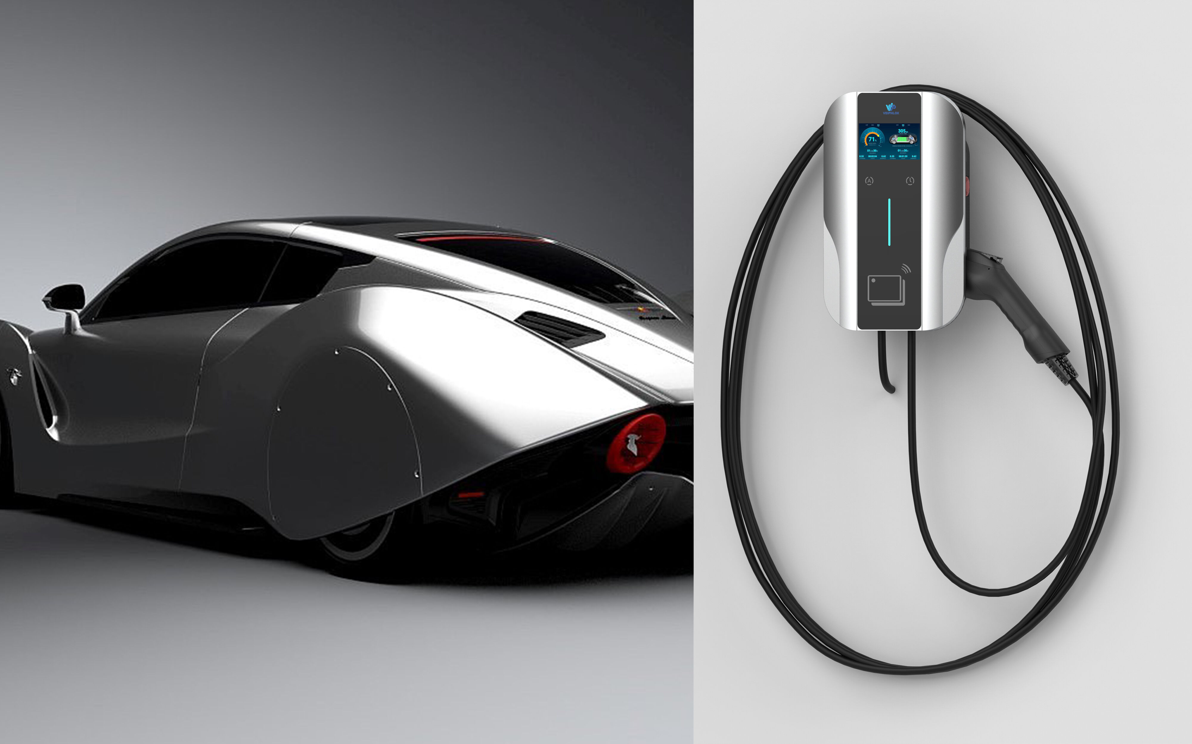 Veiphlox Manufacture Lever2 Ev Charging/48a Electric Vehicle Charger Ul ...