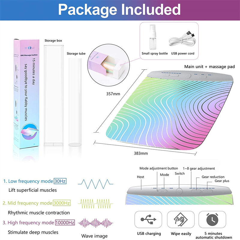 Portable Foot Medium Microcurrent Pad Slimming Electric Muscle ...