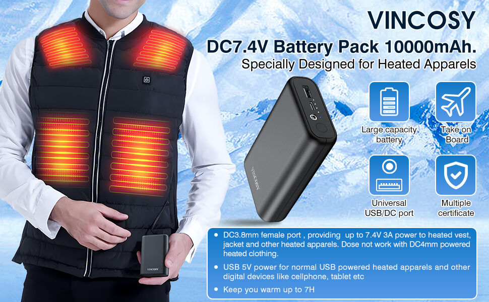 Factory Direct High Quality China Wholesale Dc7.4v Power Bank 10000mah ...