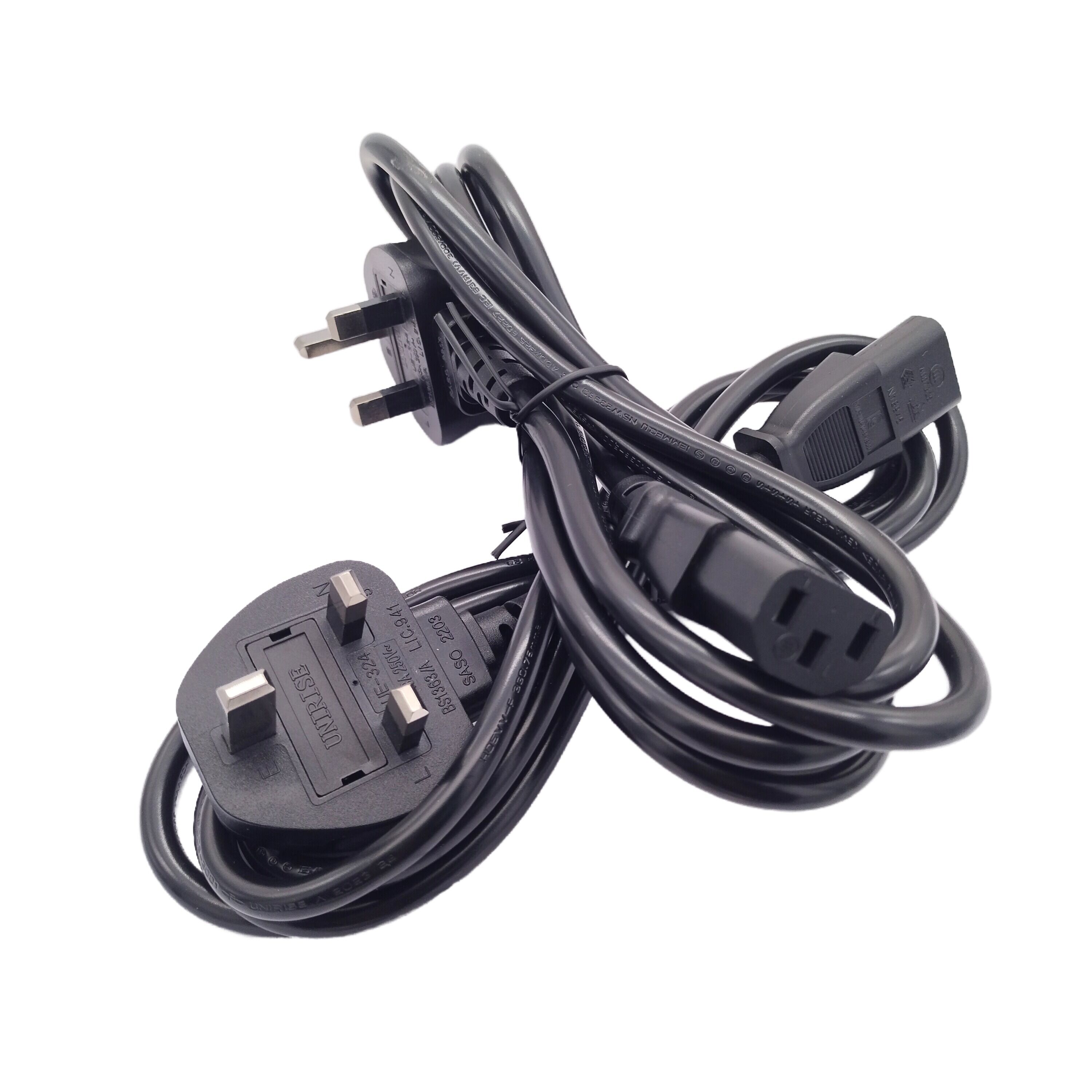 Factory Direct High Quality China Wholesale 1.5m Uk Ac Power Cord With ...