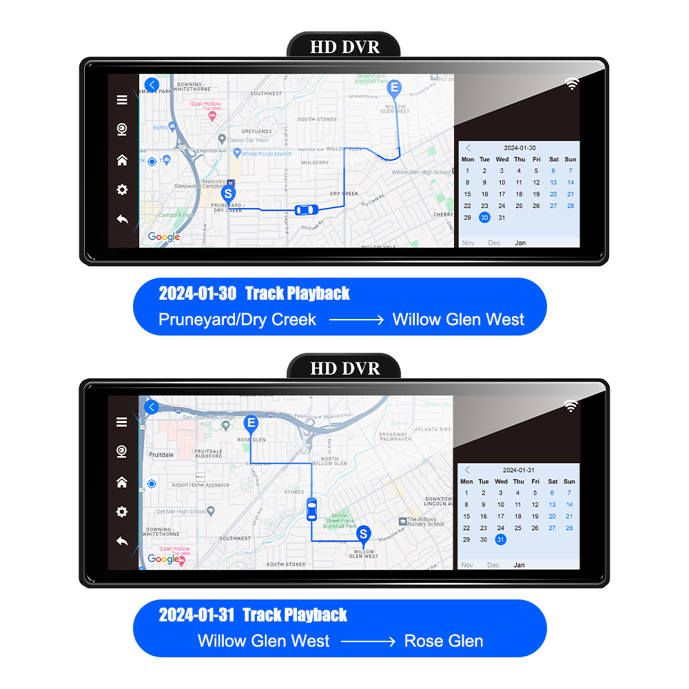 Hot Seller 4k 10" Portable Adas Carplay Camera Monitor Car Navigation ...