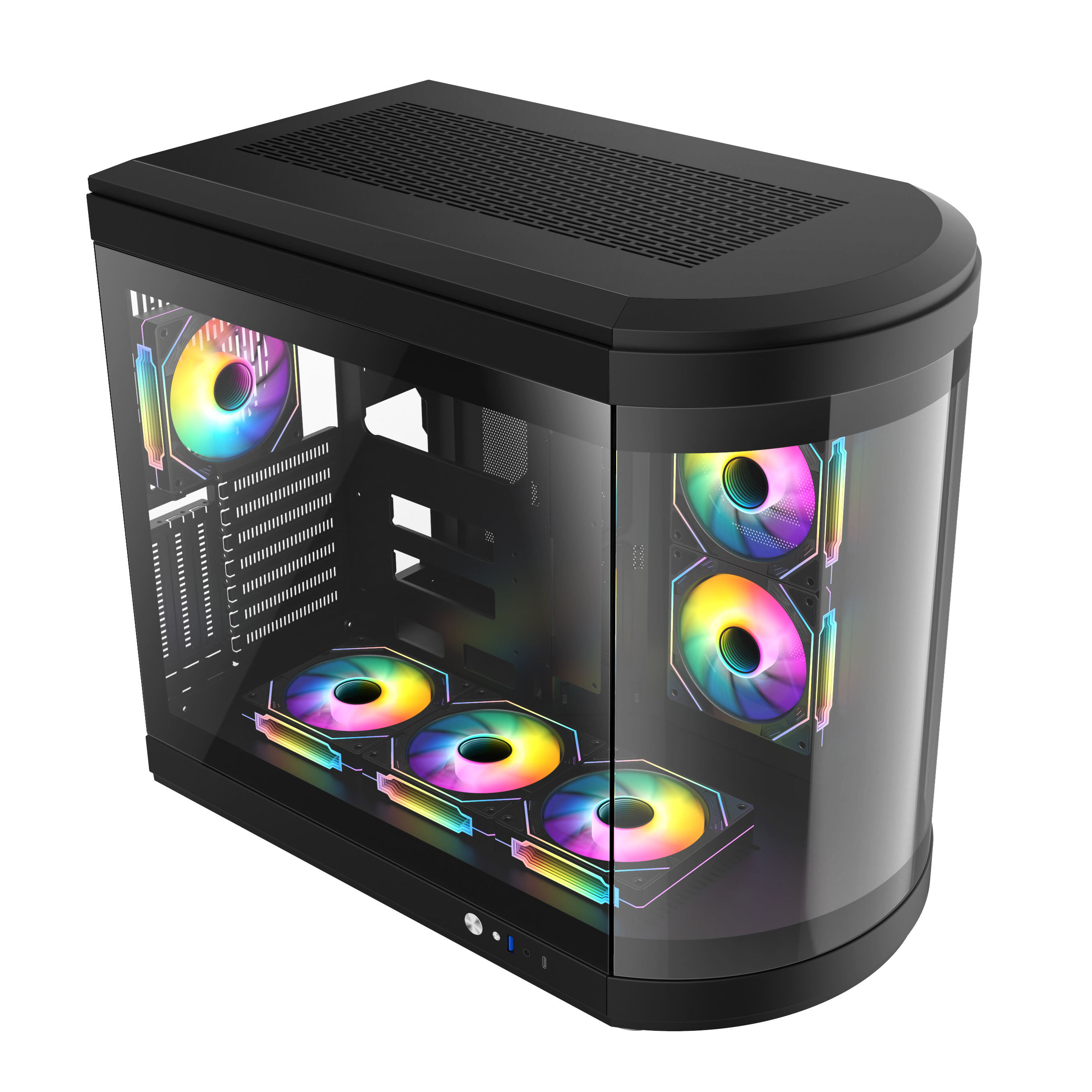 Factory Direct High Quality China Wholesale Atx Gaming Pc Case White ...