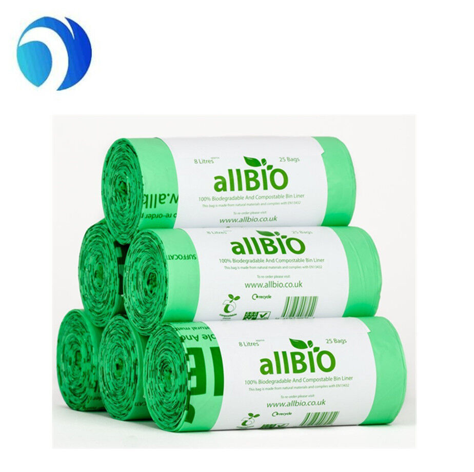 Garbage Bags 100%biodegradable Plastic Dustbin Rubbish Bag - China ...