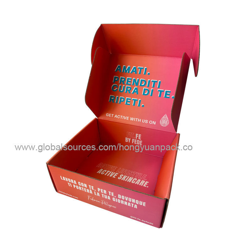 New Design Corrugated Box Foldable Corrugated Box Mailer Shipping Paper ...